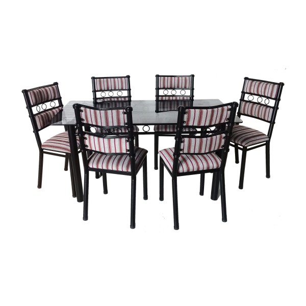 JUEGO DE COMEDOR PARIS 1.60 + 6 SILLAS – El mundo del mueble