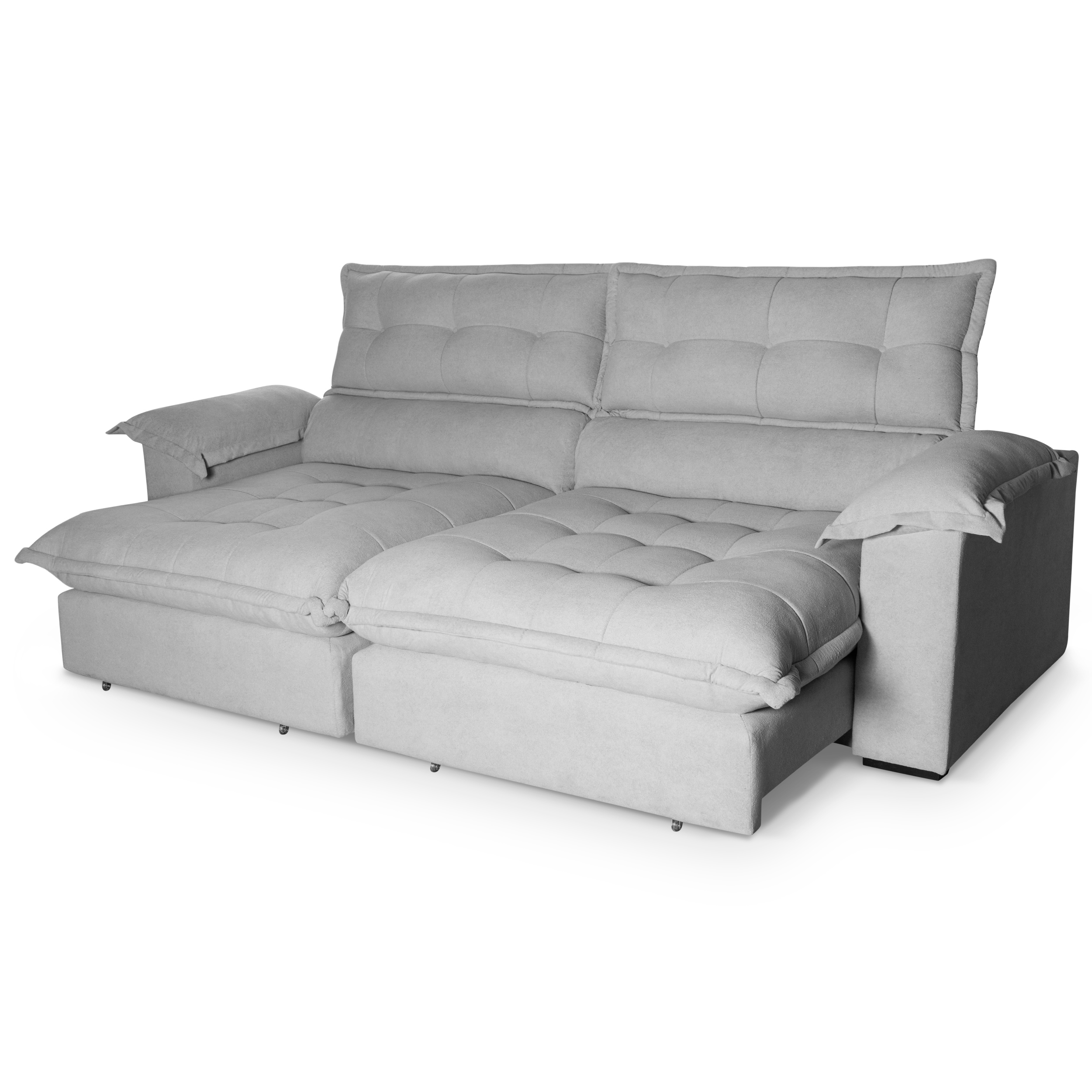 SILLÓN RECLINABLE/RETRÁCTIL MONACO 2.70 BOUCLÉ GRAFITO – El mundo del mueble